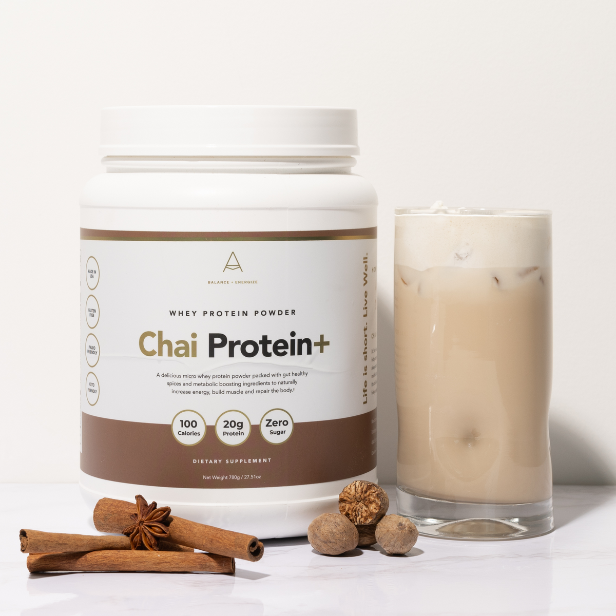 Chai Protein+ Powder – AmyMD Wellness